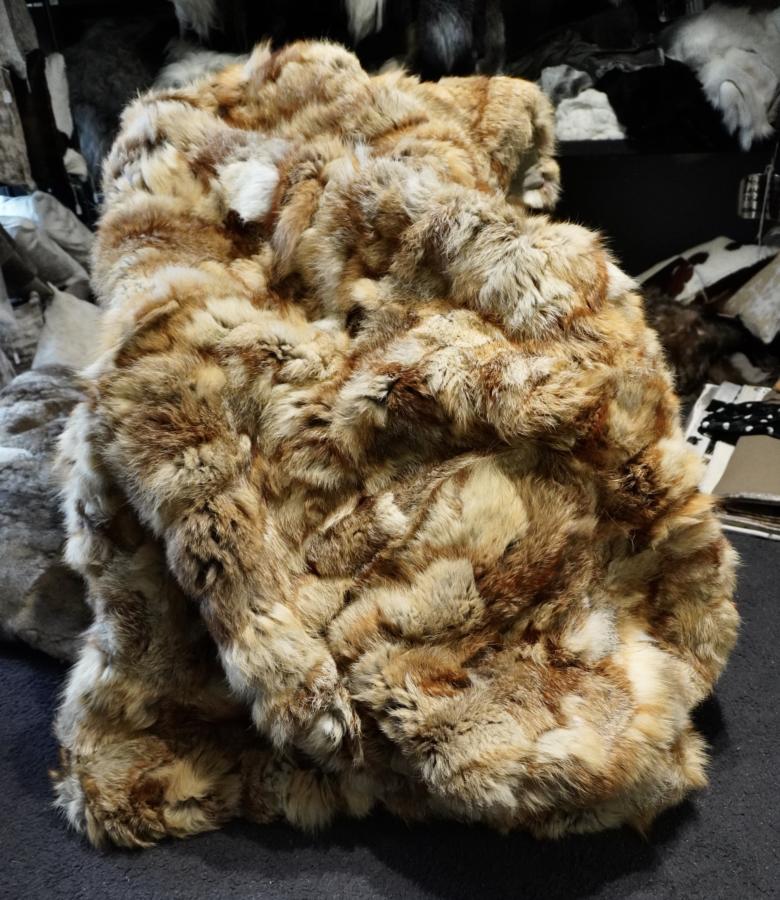 Totally Sumptuous - An Amazing Natural Red Fox Fur Throw
